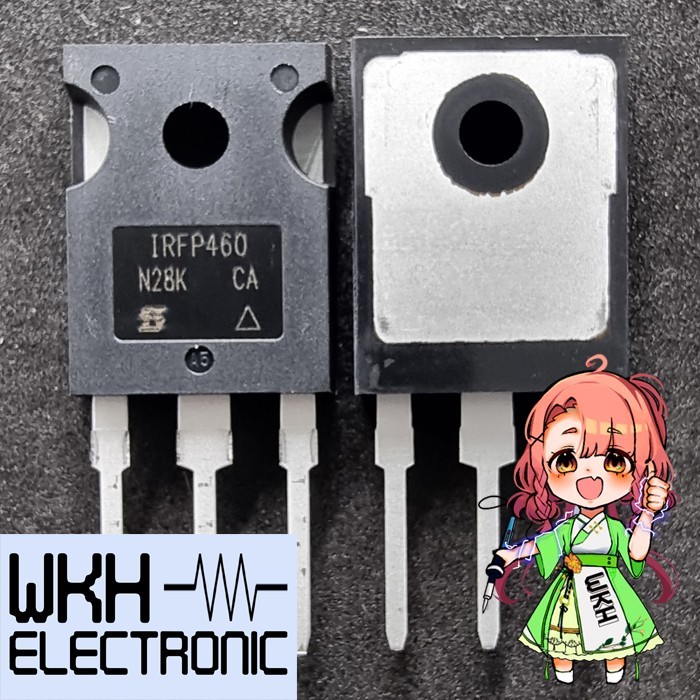 Jual (WKH) ORIGINAL IRFP460 IRFP 460 20A 500V N-CHANNEL MOSFET TRANSISTOR BE03 | Shopee Indonesia