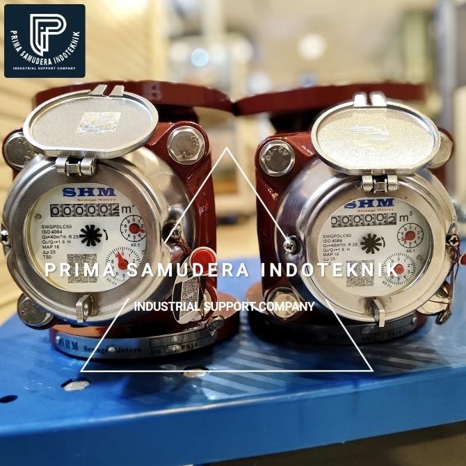 Jual Water Meter Limbah Merk Shm 2 Inch / Meteran Air Limbah Dn50 ...
