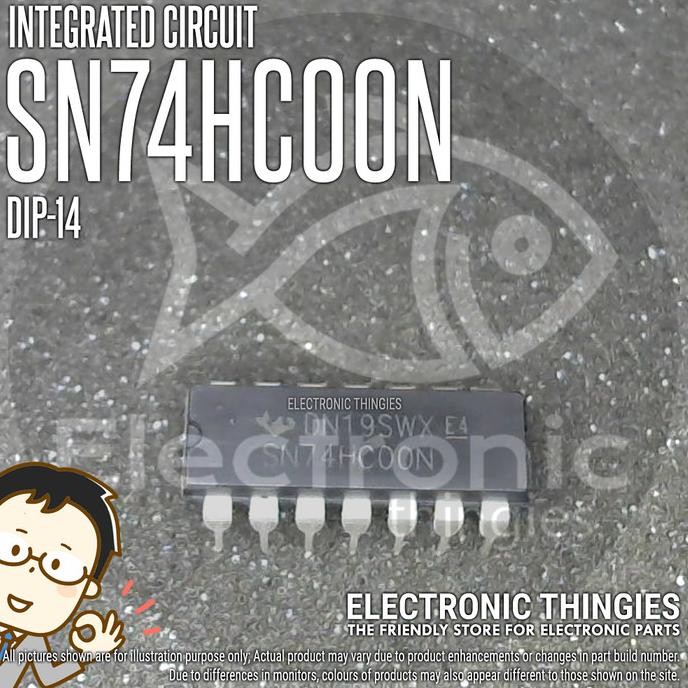 Jual Diskon (3) 74HC00 DIP 14 SN74HC00N IC HC00 QUAD 2-INPUT NAND GATE ...