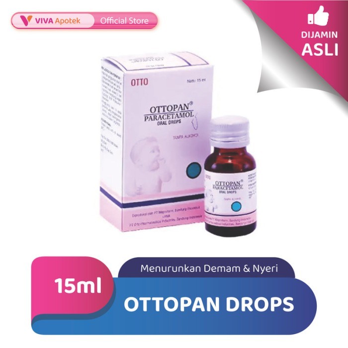 Jual Ottopan Drop untuk Menurunkan Demam & Mengatasi Nyeri (15 ml ...