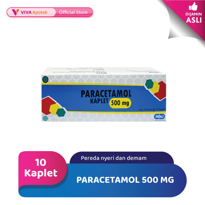 Jual Paracetamol 500 mg untuk Menurunkan Demam (10 Kaplet) | Shopee ...