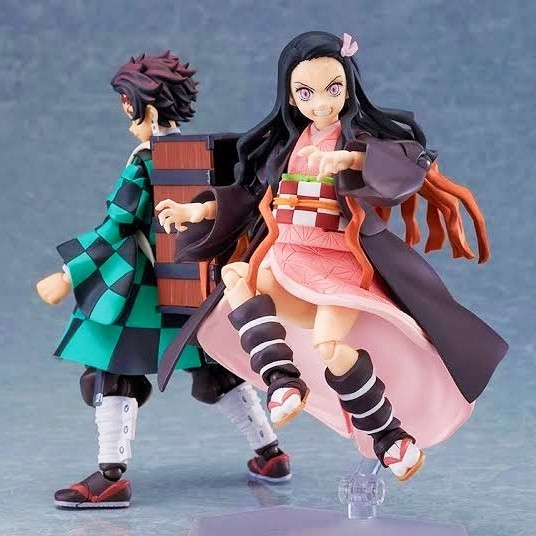 Jual Shf Action Figure Figma Tanjiro Nezuko Kamado Demon Slayer Kimetsu ...