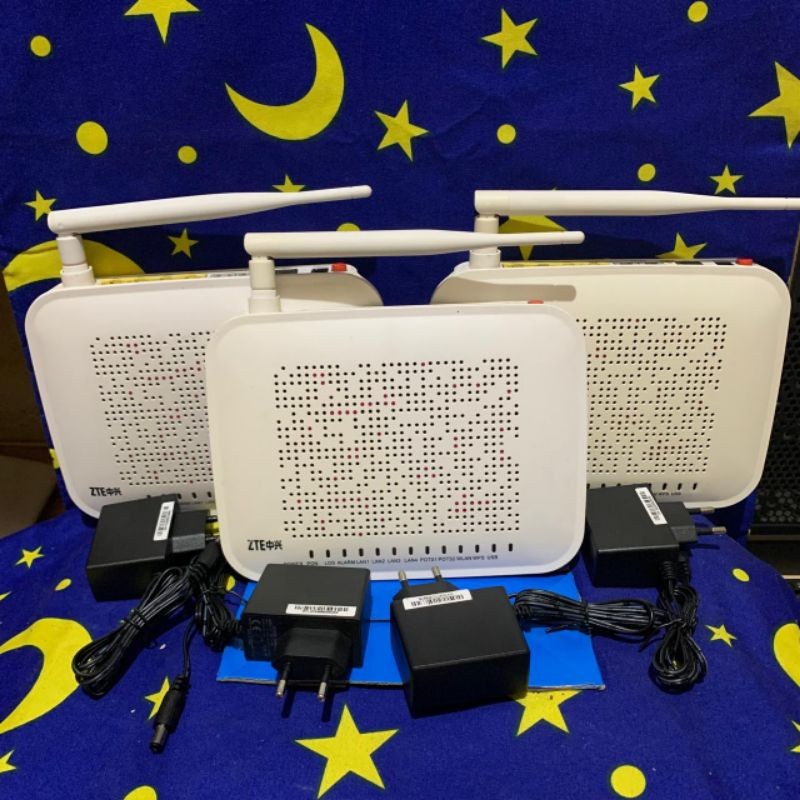 Jual ZTE F660 ZXHN GPON ONT Antena Satu Wifi Single Band Router & Adaptor | Shopee Indonesia