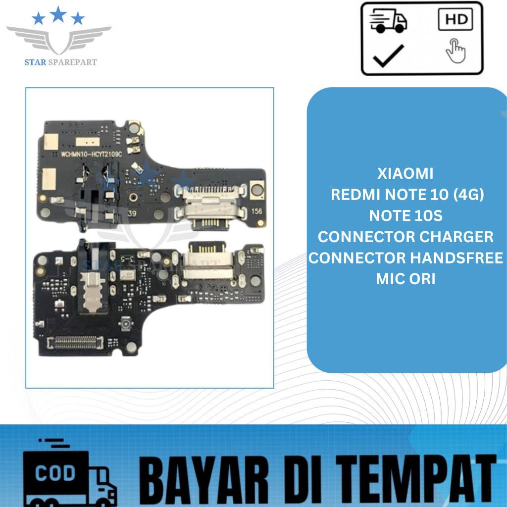 Jual FLEKSIBEL XIAOMI REDMI NOTE 10 (4G) / NOTE 10S + CONNECTOR CHARGER ...