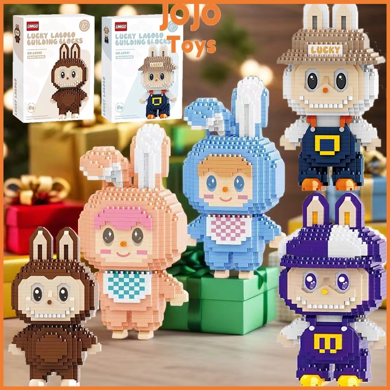 Jual JOJO Labubu Mainan Blok Bangunan Anak Boneka Nano Mini Block Balok ...
