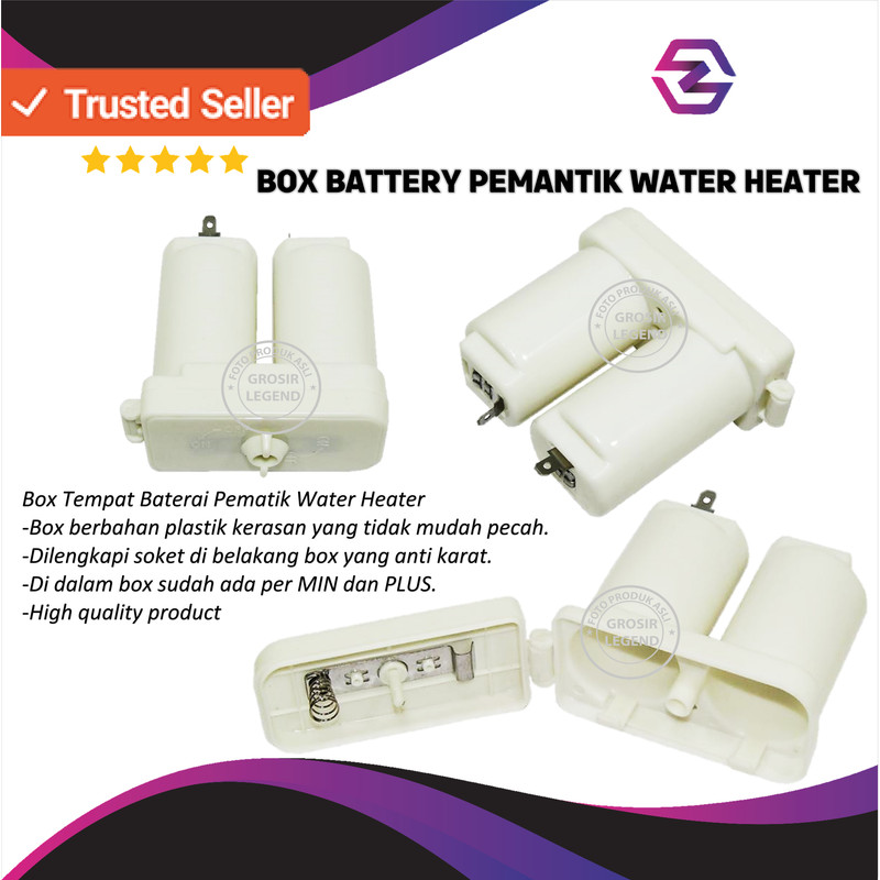 Jual Battery Box Kotak Tempat Baterai Batere Batrai Batre Water Heater ...