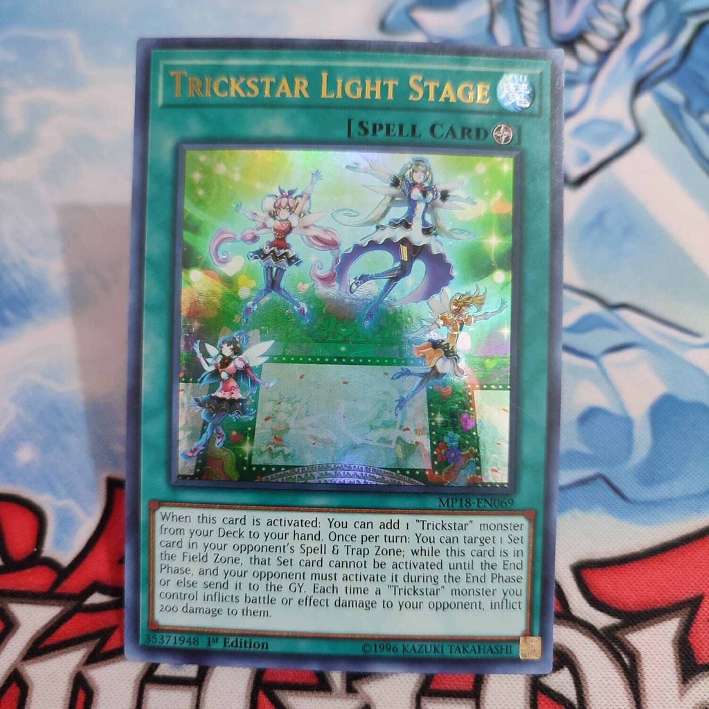 Jual yugioh trickstar light stage MP18 ultra rare original | Shopee ...