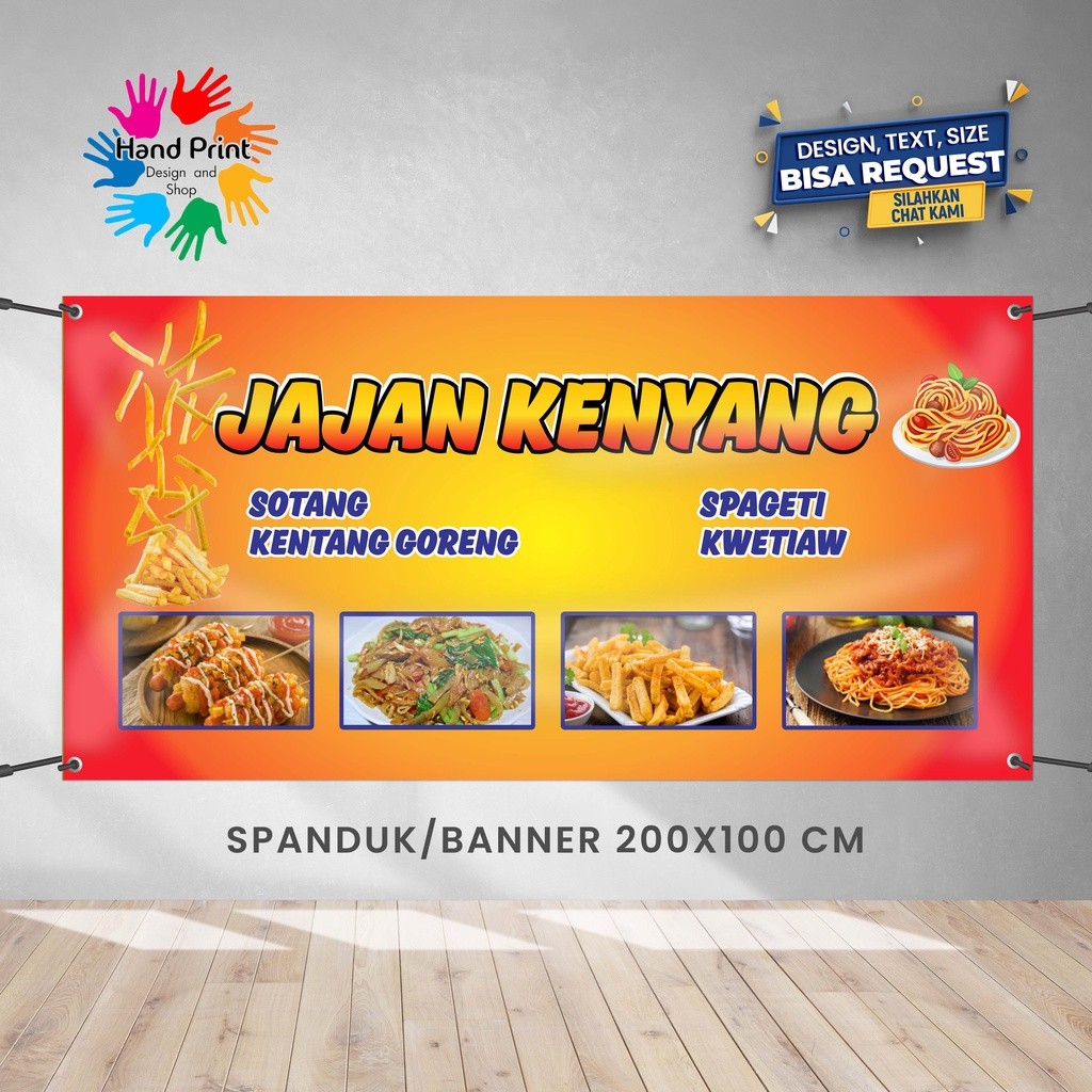 Jual Spanduk Banner Warung Angkringan Jajanan Kenyang Sotang Kentang ...