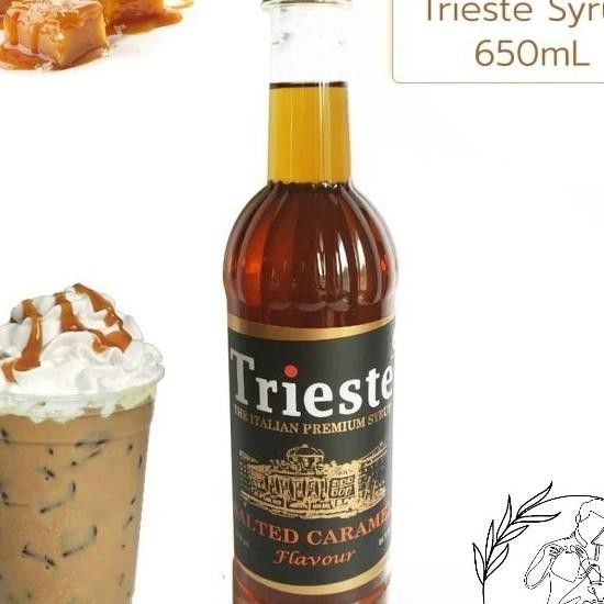 Jual 650Ml Ed Caramel Trieste Syrup Sirup Kopi Coffee - Karamel Asin ...