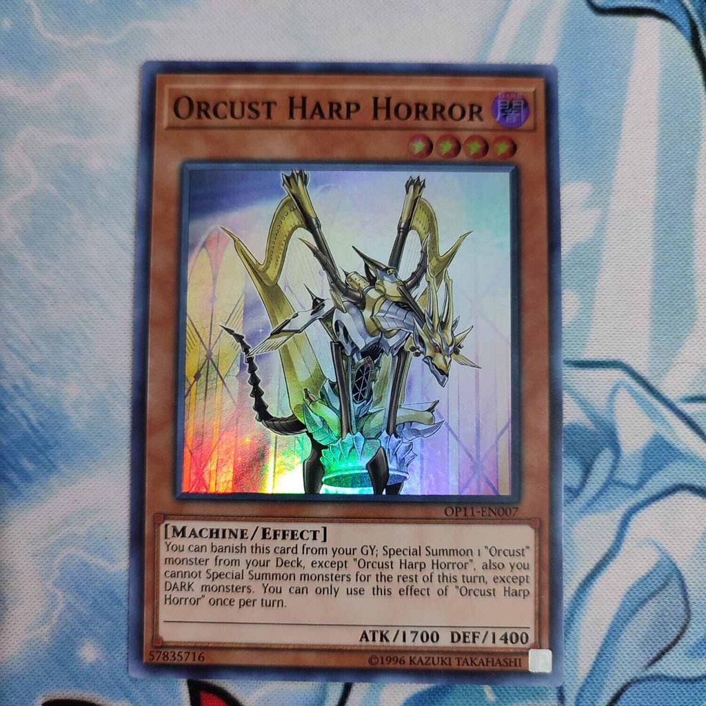Jual yugioh orcust harp horror OP11 super rare original | Shopee Indonesia