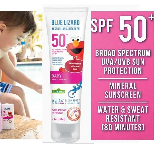 Jual BLUE LIZARD Baby Mineral Sunscreen Stick Lotion 148ml Zinc Oxide ...