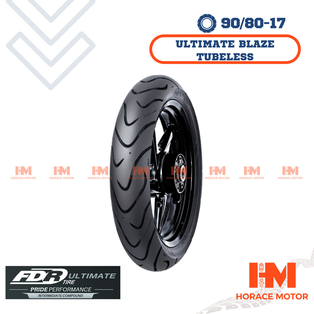 Jual [HRC]FDR Ultimate BLAZE 90/80-17 Ring 17 90/80 Ban Motor Tubeless ...