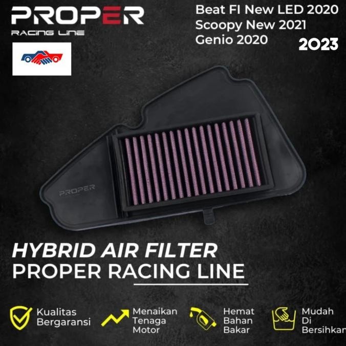 Jual READY!! filter udara motor new BEAT SCOOPY GENIO tahun 2023-2020 ...