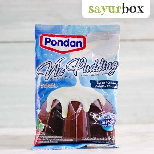 Jual Pondan Vla pudding Vanilla 50 gram Sayurbox | Shopee Indonesia