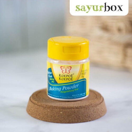 Jual Koepoe Koepoe Baking Powder 45 gram Sayurbox | Shopee Indonesia