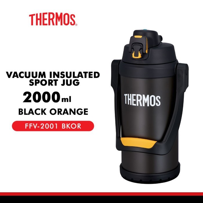 Jual Vacuum Insulated Sport Jug Black Orange - 2000 Ml (Ffv-2001 Bkor) | Shopee Indonesia