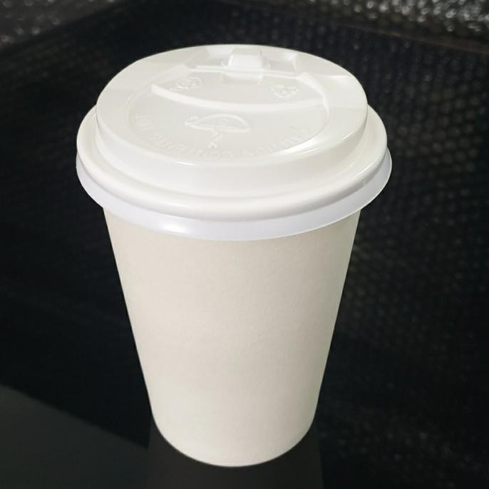 Jual Paper Hot & Cold Cup 12 Oz 360 Ml + Lid/ Tutup Cup ( 1 Dus: 1000 ...