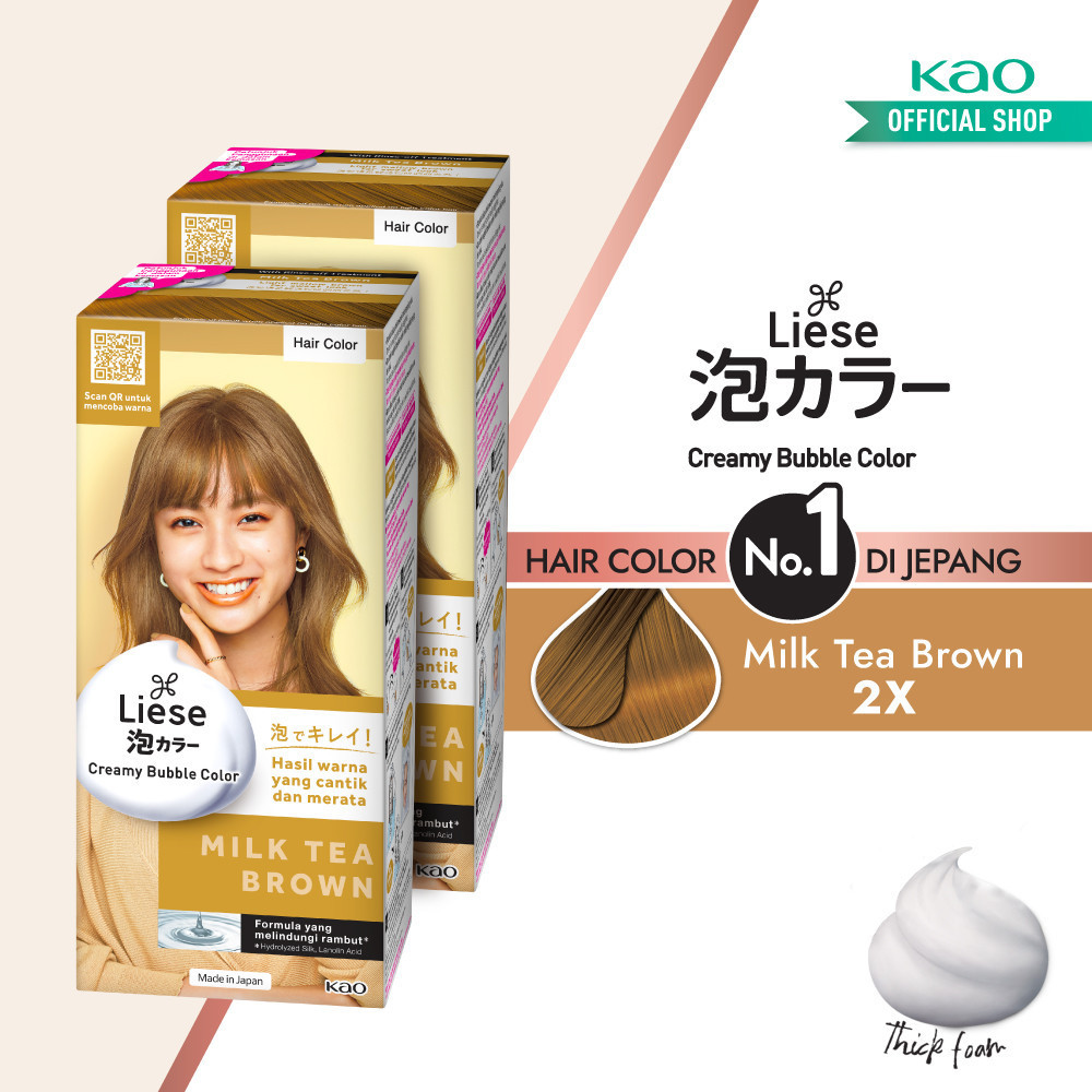 Jual Liese Bubble Hair Color Foam Cat Pewarna Rambut Permanent / Hair ...