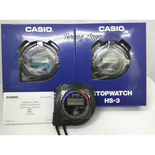 Jual Stopwatch Casio Hs-3 (Alat Pengukur Waktu) | Shopee Indonesia