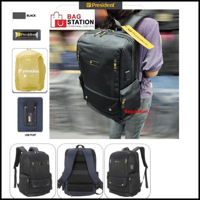 Jual Backpack President Usb Ransel Laptop President Original Tas ...