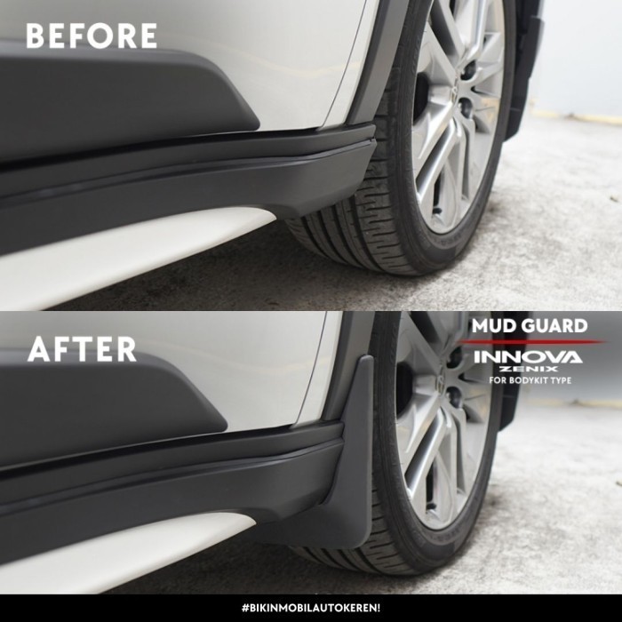 Jual Mud Guard Otoproject Karpet Lumpur Innova Zenix (With Bodykit ...