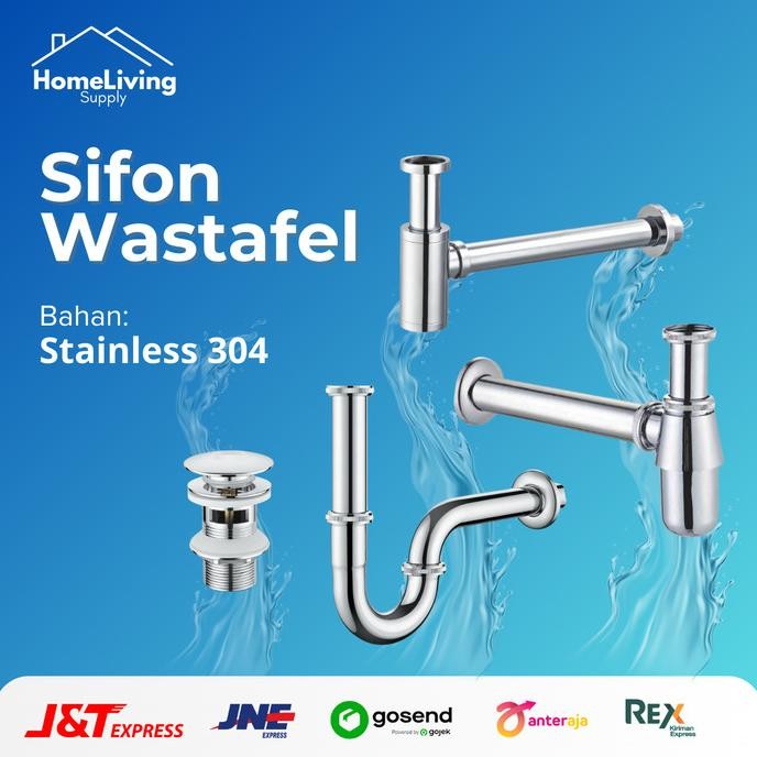 Jual SIFON BESI LURUS / SIFON WASTAFEL BOTOL TRAP / PIPA PEMBUANGAN ...