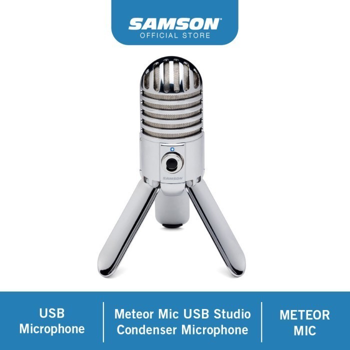 Jual Samson Meteor Mic Usb Studio Condenser Microphone | Shopee Indonesia