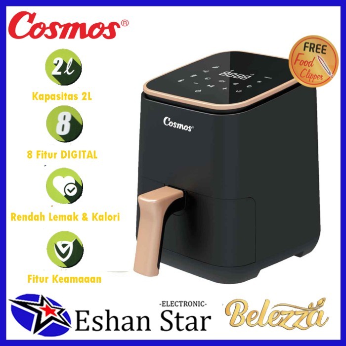 Jual Cosmos Air Fryer Belleza 2 Liter Caf-6603 | Shopee Indonesia
