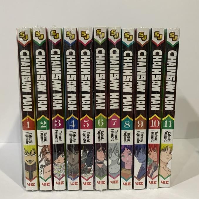 Jual Sale!! Chainsaw Man Set Vol 1-11 Tp Tatsuki Fujimoto Viz Komik English Manga | Shopee Indonesia