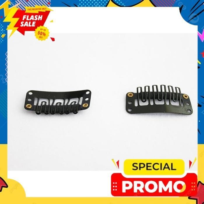 Jual TODAY WCLP WIG CLIP 3.2 CM X 5 CM CANTOLAN KLIP JEPIT WIG RAMBUT PALSU E.COS | Shopee Indonesia