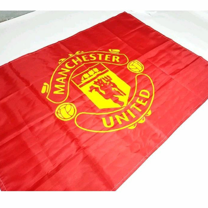 Jual READY STOCK | BENDERA MANCHESTER UNITED 115cm x 80cm | Shopee ...