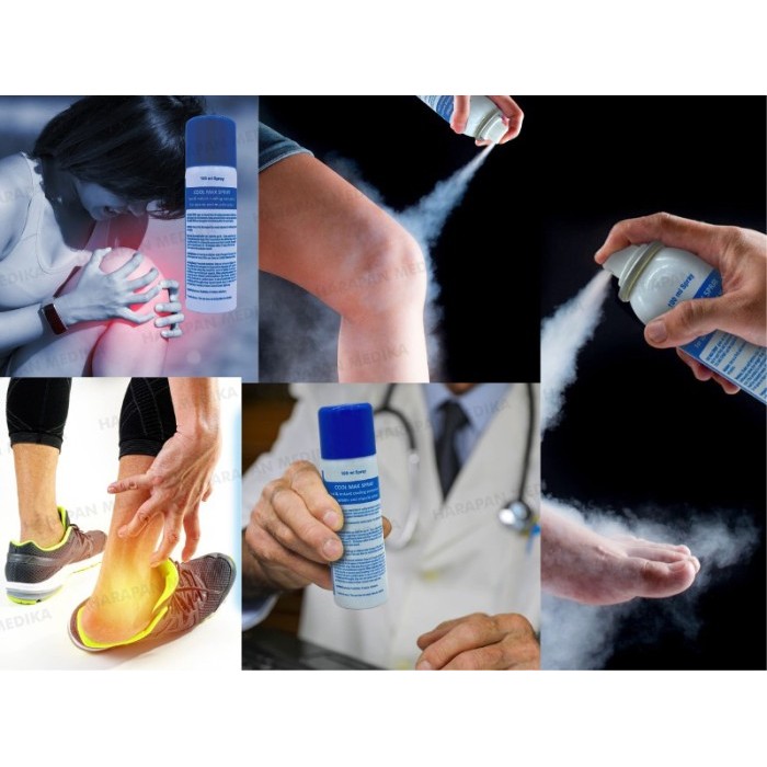 Jual Chlorethyl Spray 100ml MEDTEC COOL MAX Pereda Nyeri Otot | Shopee ...