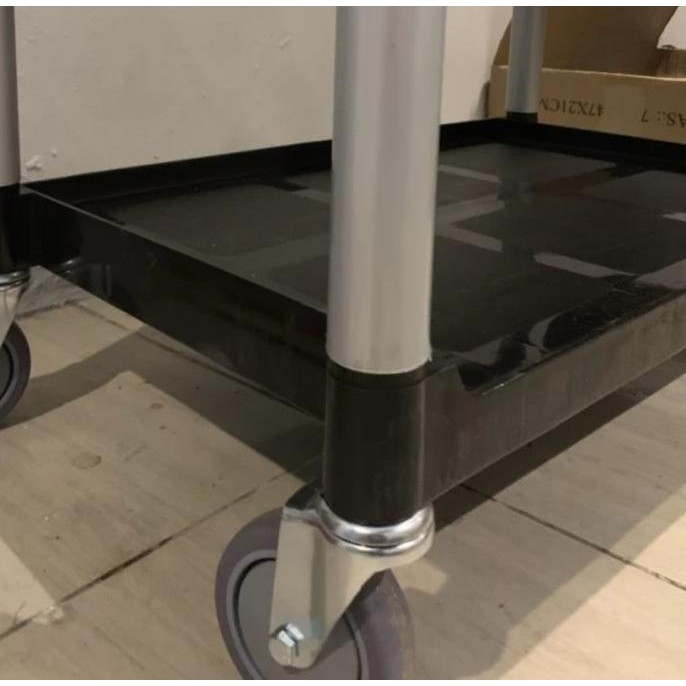 Jual Trolley makanan / trolley pengangkut piring kotor / troli restoran ...