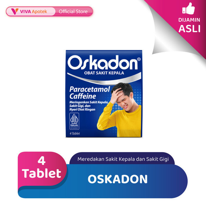 Jual Oskadon untuk Meredakan Sakit Kepala dan Sakit Gigi (4 Tablet ...