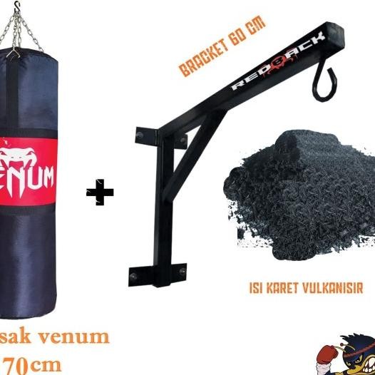 Jual Paket Lengkap Samsak Tinju Plus Isi Karet 70Cm + Gantungan Sansak ...