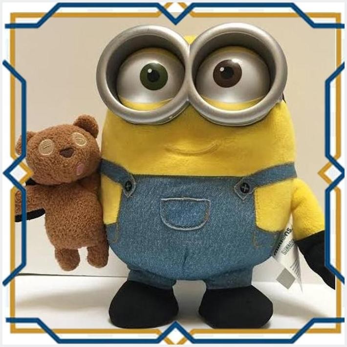 Jual [FUN] MINION PLUSH DESPICABLE ME TALKING BOB AND TIM BONEKA RARE ...