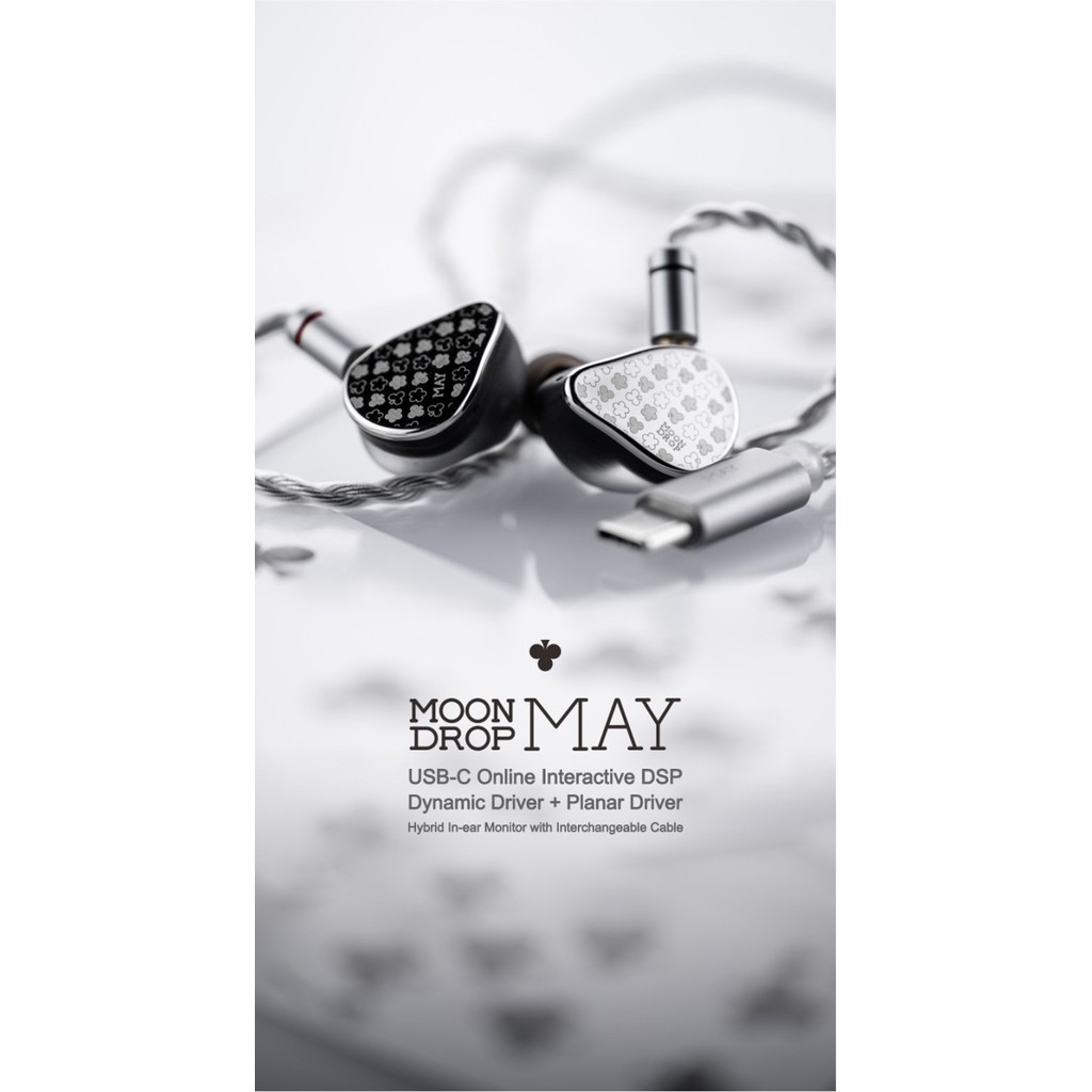 Jual Moondrop May Dynamic + Planar Driver Iem With Dsp Type C Plug ...