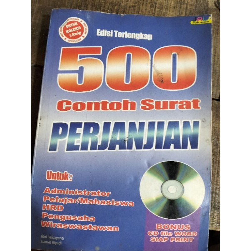 Jual 500 Contoh Surat Surat PERJANJIAN Bonus CD | Shopee Indonesia