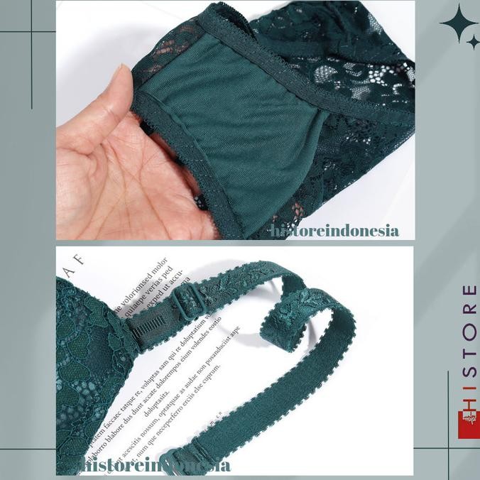 Jual Bra Set Kawat Brokat Renda Cup C BH&Celana Dalam Premium Quality 8708 H32T | Shopee Indonesia