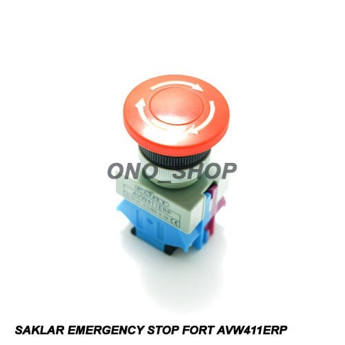 Jual SAKLAR EMERGENCY STOP FORT AVW411ERP ASLI | Shopee Indonesia