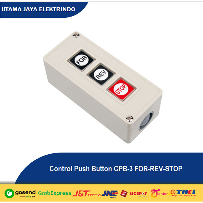 Jual CONTROL PUSH BUTTON SWITCH CPB-3 3A 250VAC TOMBOL FOR REV STOP ...