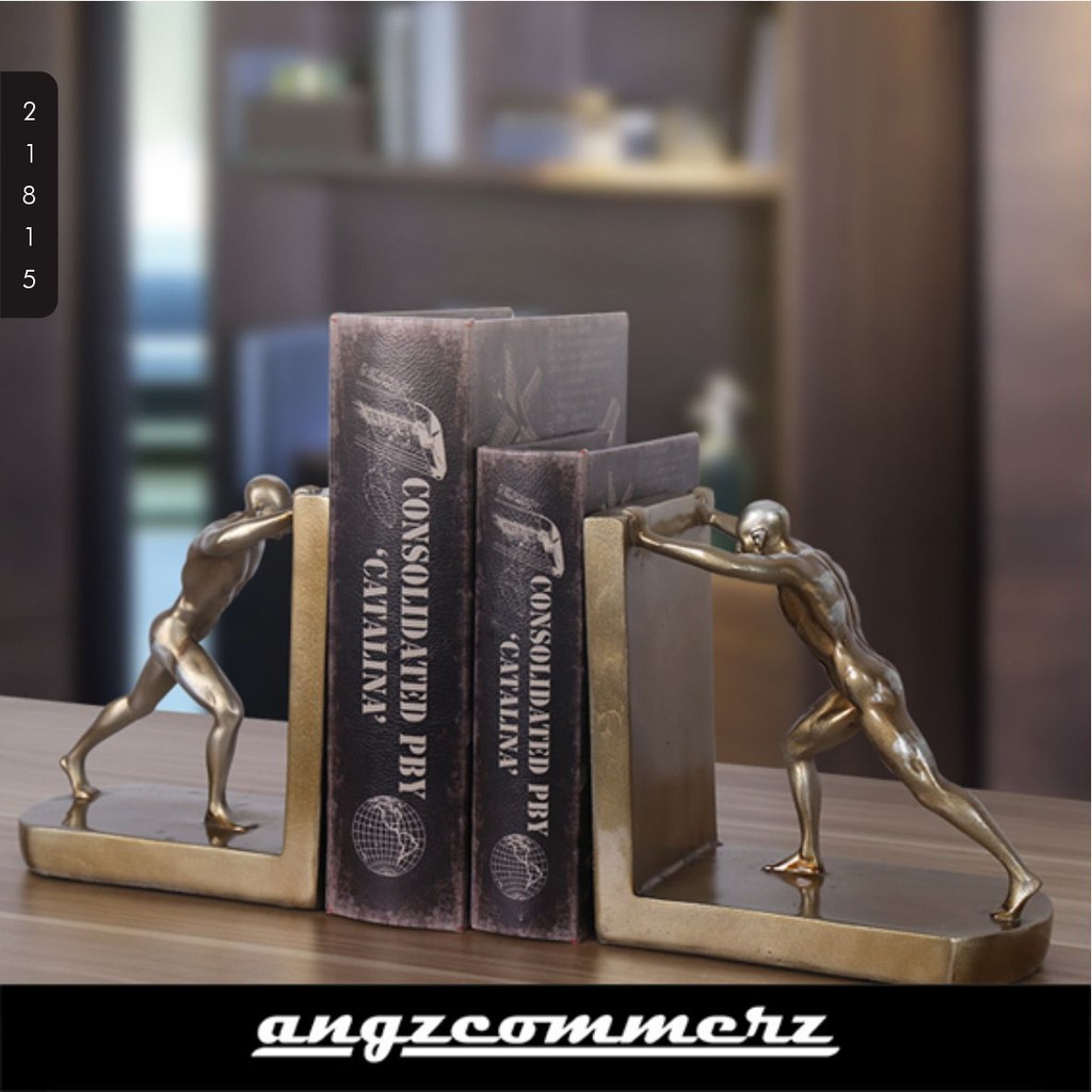 Jual Penahan Buku Berdiri Book Stand Sandaran Buku Estetik Interior ...