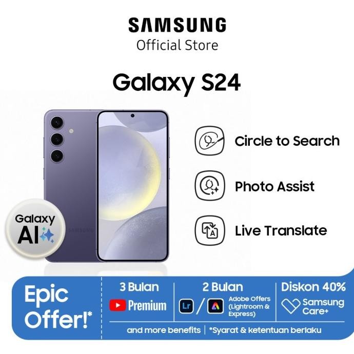 Jual Samsung Galaxy S24 [8/512], Smartphone AI, AI Phone, Handphone AI ...