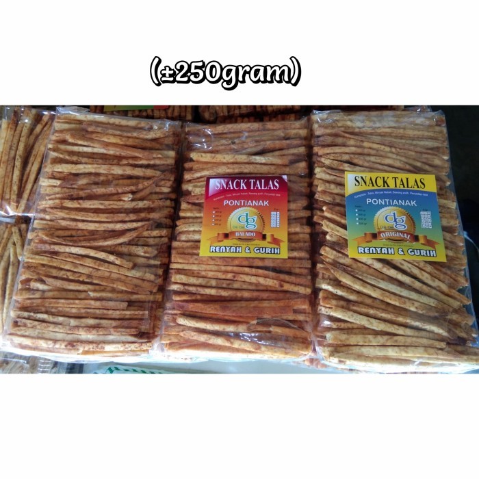 Jual Snack Talas Pontianak / Keripik Stick Keladi / Keripik Talas ...
