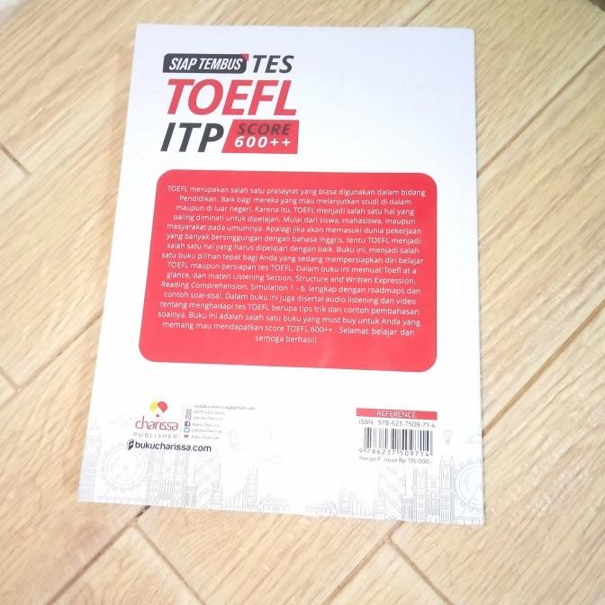 Jual Buku Siap Tembus Tes Toefl Itp Score 600++ | Shopee Indonesia Jual Buku Siap Tembus Tes Toefl Itp Score 600++ | Shopee Indonesia