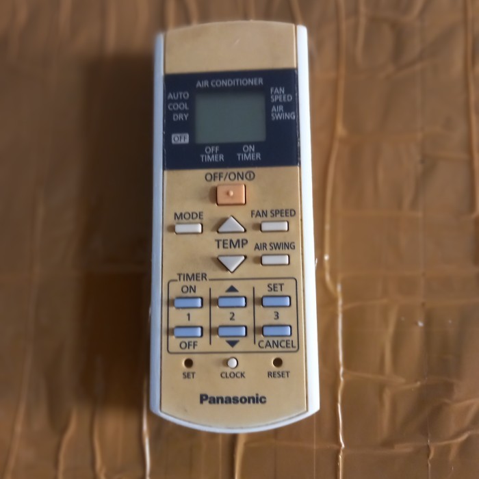 Jual REMOTE AC PANASONIC SERI A75C3623 ORIGINAL TANPA TUTUP BATERAI | Shopee Indonesia