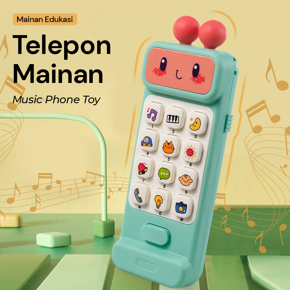 Jual Telepon Mainan Anak Edukasi Musik Kids Musical Phone Toy - AM12 ...