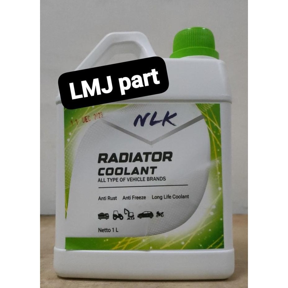 Jual AIR RADIATOR NLK COOLANT MOTOR MOBIL 1L HIJAU | Shopee Indonesia
