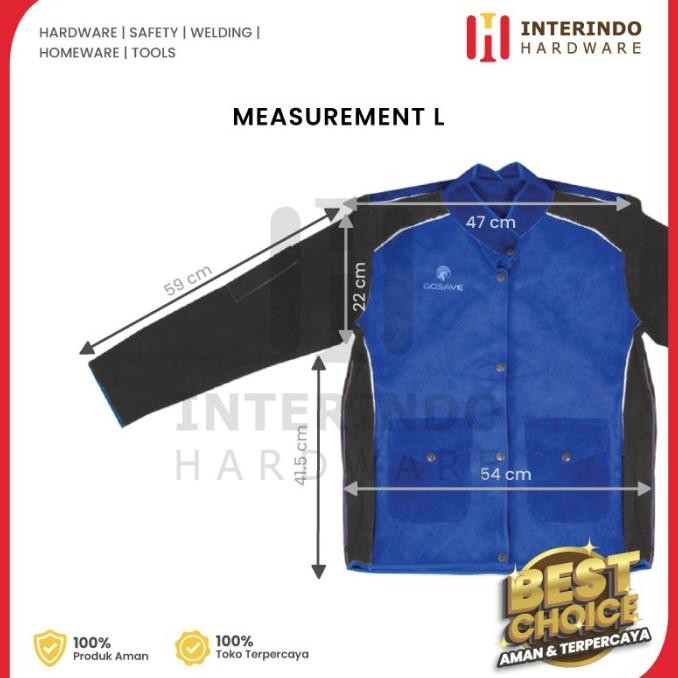 Jual Fashion Terbaru Jaket Las Full Kulit / Leather Welding Jacket ...