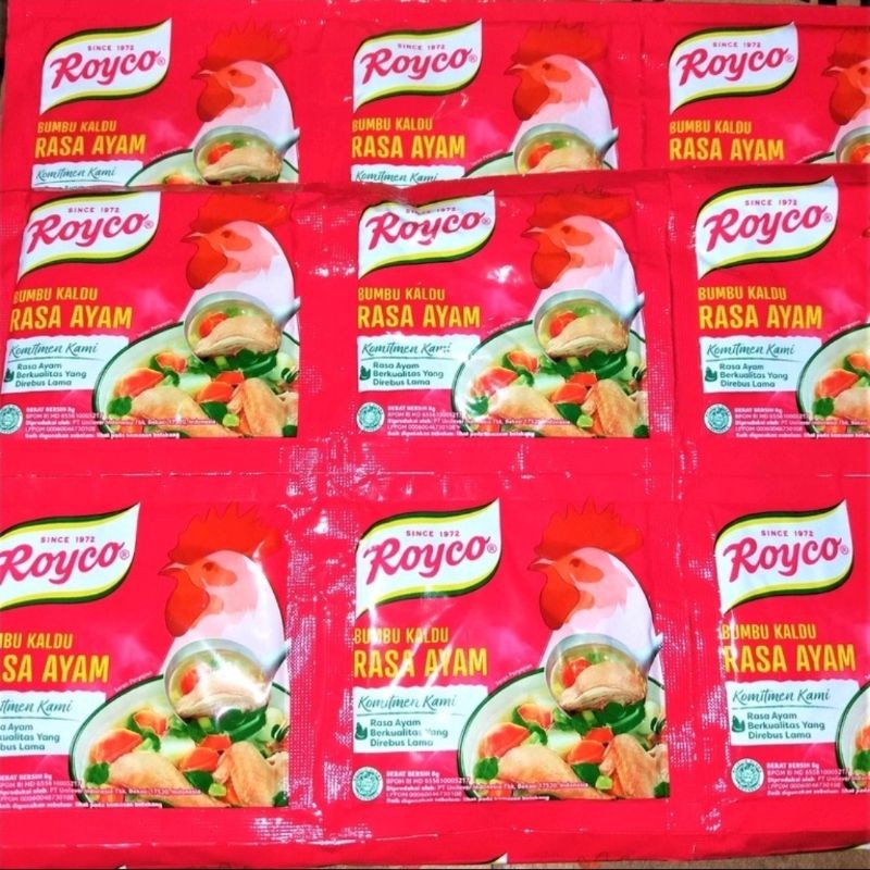 Jual Royco Sachet Bumbu Kaldu Sapi & Ayam 8Gram Renceng | Shopee Indonesia